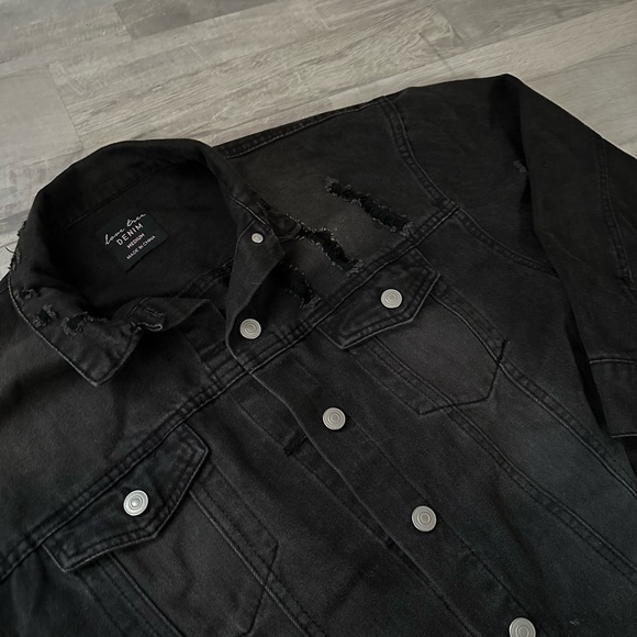 Love Tree | Jackets & Coats | Love Tree Black Denim Jacket | Poshmark